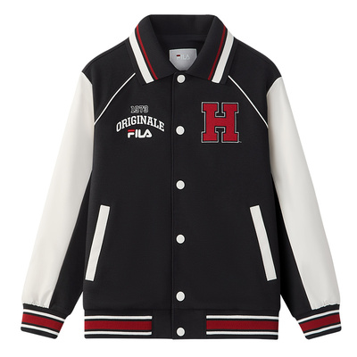 FILA斐乐大童学院风棒球服