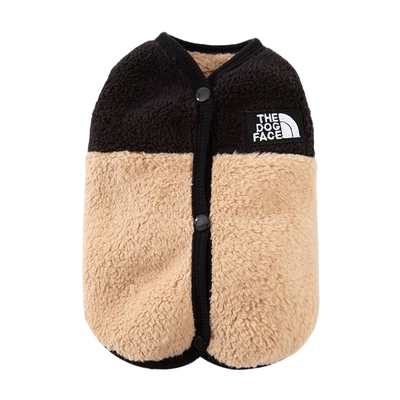 狗狗衣服时尚撞色泡泡绒衣