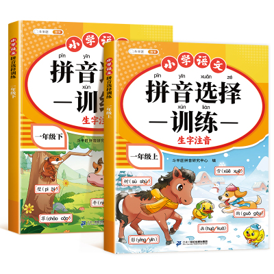 拼音选择训练专项练习册