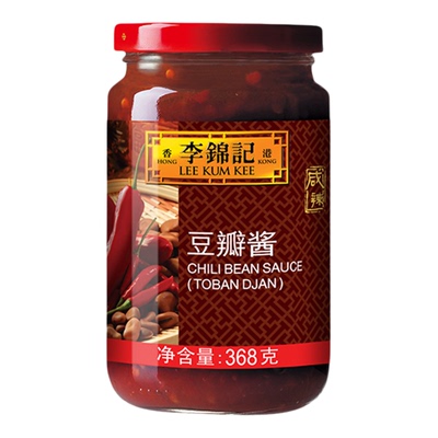 李锦记豆瓣酱368g咸辣红油酱调味调料罐装家用炒菜拌饭拌面豆瓣酱