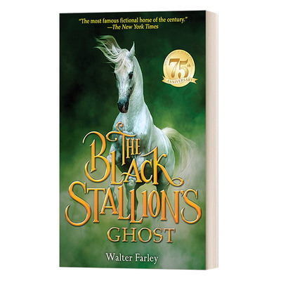 英文原版 The Black Stallion's Ghost 黑神驹系列 黑神驹的鬼魂 Walter Farley 青少年骑马动作冒险小说 英文版 进口英语书籍