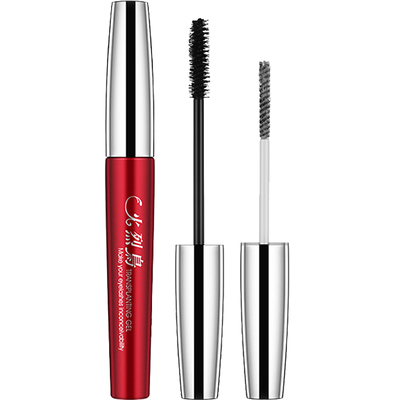 双管搭配火烈鸟纤长睫毛膏纤维头