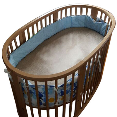 好苏Stokke椭圆形婴儿床凉席垫子