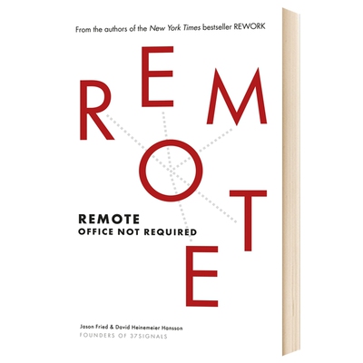重来2 更为简单高效的工作方式 英文原版 Remote 企业管理 英文版进口原版英语书籍