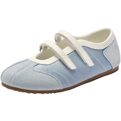 百丽女鞋薄荷糖运动芭蕾玛丽珍女夏季新款休闲德训鞋子B2623BQ5