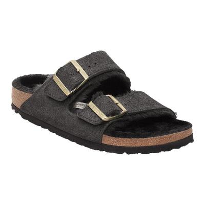 BIRKENSTOCK勃肯绒面革毛毛拖鞋