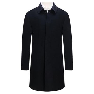 鼎铜冬季商务休闲加绒加厚大衣