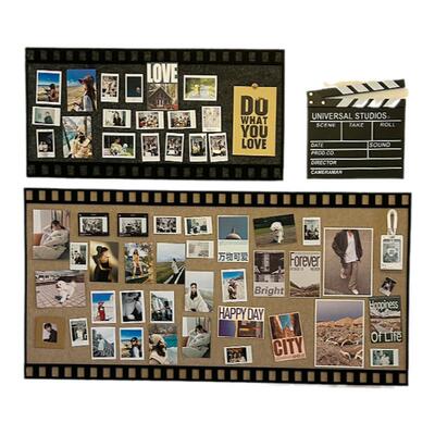 创意毛毡板照片墙留言板