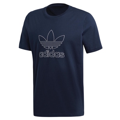 Adidas/阿迪达斯正品三叶草 男子运动休闲舒适圆领短袖T恤 DH5783