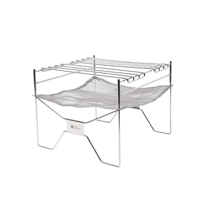 牧高笛户外露营不锈钢焚火架