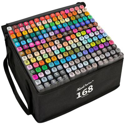 Touchcolor马克笔套装100色美术生专用双头60色80色水彩笔正版彩色儿童漫画动漫小学生手绘48色36色24色软头