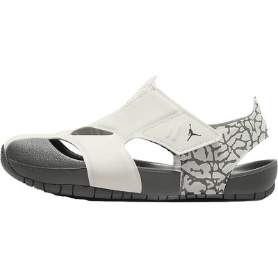 Nike/耐克正品JORDAN FLARE BP护趾大童沙滩凉鞋CI7849-100