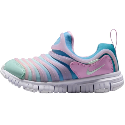 滔搏NIKE耐克小童DYNAMO FREE毛毛虫运动轻便休闲鞋343738-642