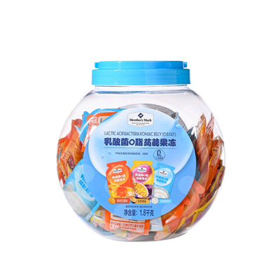 山姆乳酸菌0脂蒟蒻果冻酸甜美味多种口味休闲小零食正品代购S14