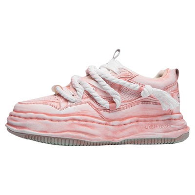 【樱花粉】7CM隐形增高情侣潮鞋