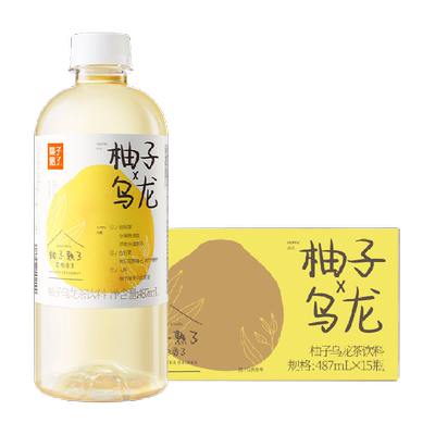 果子熟了柚子乌龙487ml×15瓶