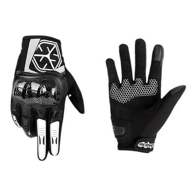 赛羽摩托车骑行秋冬保暖手套MC122机车男女赛车防滑碳纤维可触屏