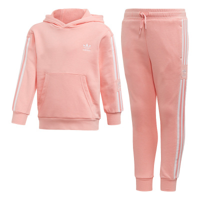 Adidas/阿迪达斯正品三叶草 LOCK UP HOODIE小童运动两件套FM5633