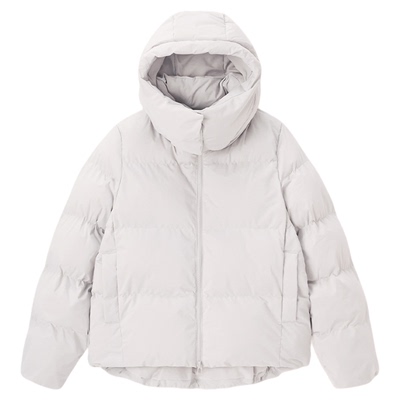 GU极优WARM PADDED茄克空气棉服厚外套帽子可拆卸保暖25冬357497
