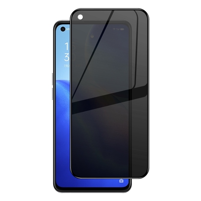 适用oppo系列防窥钢化膜全屏高透