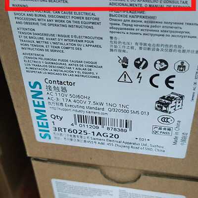 议价西门子3RT6025-1AG20 3RT60251AG20 3RT60261AG20 3RT6026-1A