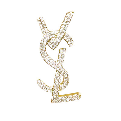 高端精致时尚字母胸针女款