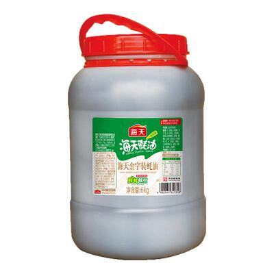 海天金字装蚝油6kg商用大桶