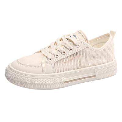 2026夏季新款韩版帆布鞋女ins学生透气轻便休闲街拍小白鞋子女鞋