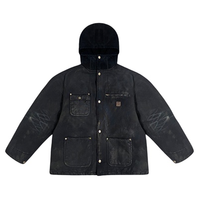 Grailz泥染廓形工装棉服夹克