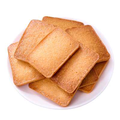 白鹤干烙蛋糕饼干整箱批发