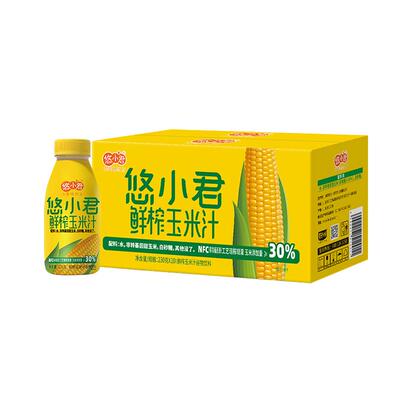 悠小君NFC鲜榨玉米汁配料简单
