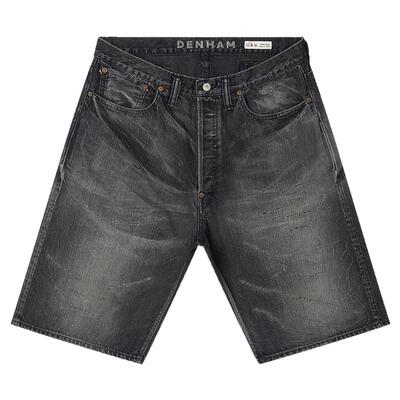 DENHAM日本制夏季男士宽松直筒中腰牛仔短裤男OLDTIMER