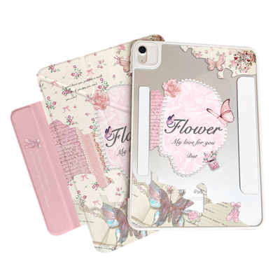 morock【插画师联名】ipad保护壳适用air8/7/6保护套 ipad11寸10代壳pro带笔槽mini7无笔槽磁吸苹果平板外壳