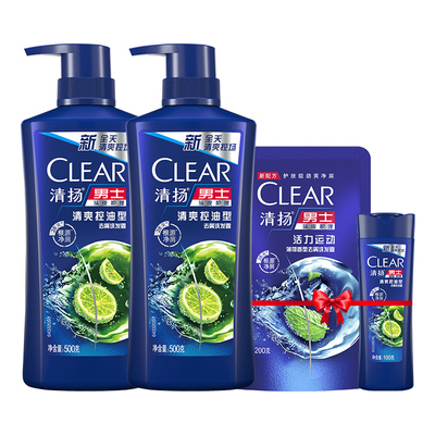 清扬男女士控油蓬松去屑洗发水