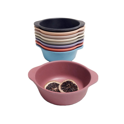 桔子家的可儿A5材料双耳小碗