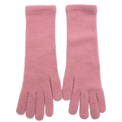 软糯毛绒可触屏护腕五指手套