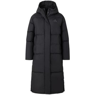 【自营】adidas阿迪达斯女长款夹克外套鸭绒连帽羽绒服 JV6197