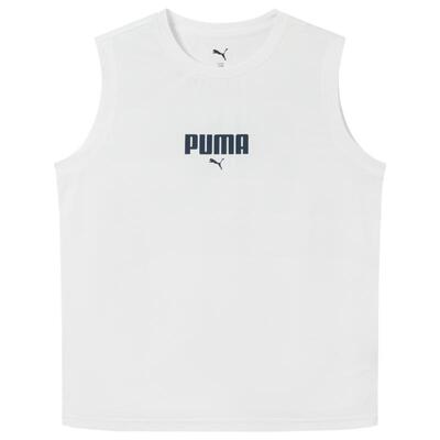 PUMA彪马童装26夏季新款儿童背心吸湿速干轻量圆领无袖运动T恤
