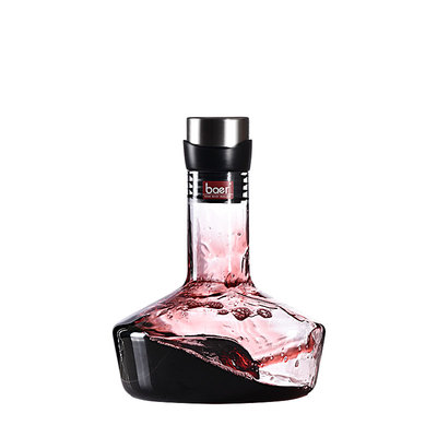 baer人工吹制呼吸奢华带盖醒酒器
