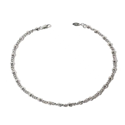 帅帅项链钛钢颈链抽拉式