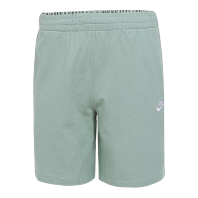 Nike耐克男女童CLUB大童针织短裤夏新款经典刺绣运动裤FZ5512-037