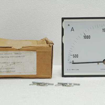 GOSSEN BE010CG1500.00IK104LS009 Ammeter Analogico Per Pannel