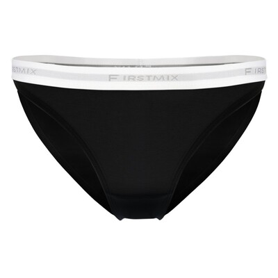 FIRSTMIX【4条】中低腰高开叉女士舒适透气字母裆部全棉三角内裤