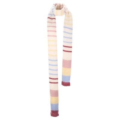 彩色小蛋糕~超甜多巴胺条纹围巾