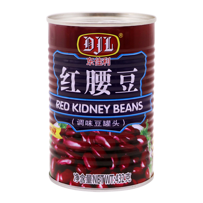 东佳利红腰豆罐头即食西餐配料