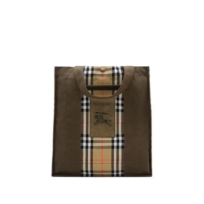 格纹Trench托特包BURBERRY