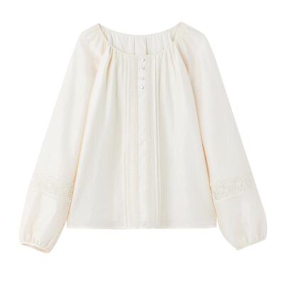 秋水伊人百搭通勤长袖衬衫