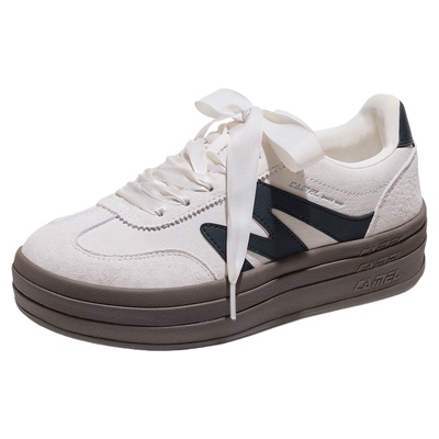 骆驼山海2代运动鞋2026春夏新款女鞋德训鞋休闲鞋子经典板鞋女款