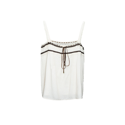 D-HARRY/迪哈利藕粉色吊带背心