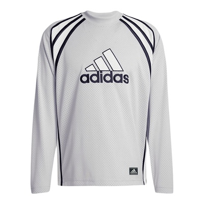 Adidas/阿迪达斯官方正品2025男士经典宽松拼接运动透气T恤JD5375